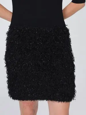 TWINSET Short-sleeved Knit Mini Sheath Dress