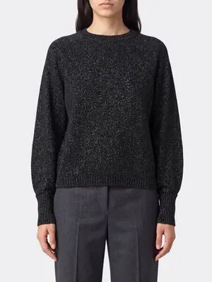 TWINSET Wool And Cashmere Blend Lurex Yarn Jumper - Black