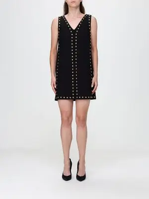 Michael Kors Off-the-shoulder Studded Crêpe Sheath Gown