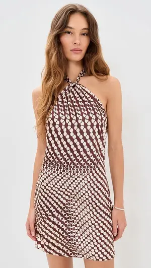 REFORMATION Opaline Silk Mini Dress