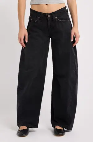 BDG URBAN OUTFITTERS Kayla Low Rise Cocoon Jeans - Black