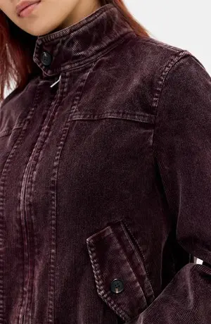 BDG URBAN OUTFITTERS Roxy Corduroy Bomber Jacket