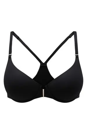 THIRDLOVE Comfortstretch Underwire Front Close Racerback Bra - Black