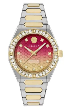 Philipp Plein Deluxe Two-tone Crystal Watch - Two Tone
