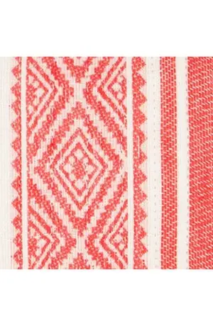 MER ST. BARTH La Plage Ruffle Pouch - Red