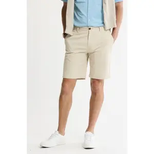 JACHS Cotton & Silk Blend Stretch Shorts