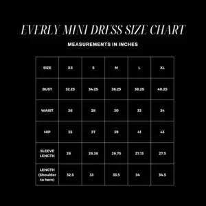 UNTAMED PETALS Everly Mini Dress