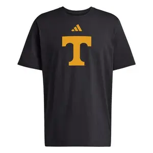 Adidas Tennessee Volunteers Primary Logo T-shirt - Black