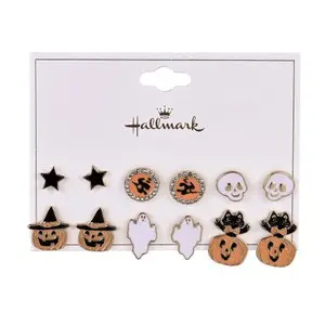 HALLMARK Halloween 6-pair Stud Earring Set