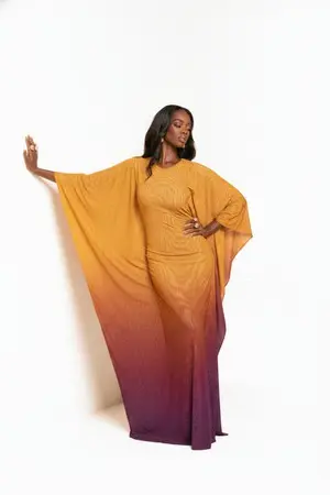 OFUURE Sol Kaftan Dress - Yellow