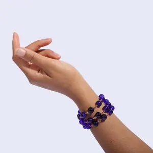 REJECTED HEARTS CLUB Azule Cat-eye Glass Bead Bracelet