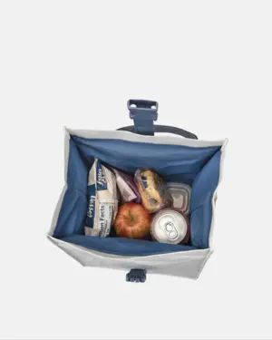 OUT OF THE WOODS Paper Sack Lunch Cooler - White