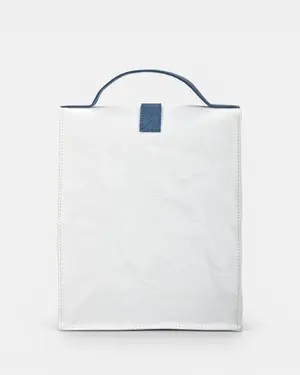 OUT OF THE WOODS Paper Sack Lunch Cooler - White