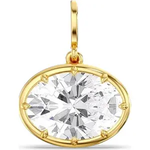 EVERLEE East West Oval Diamond Pendant Charm - 5.00ctw
