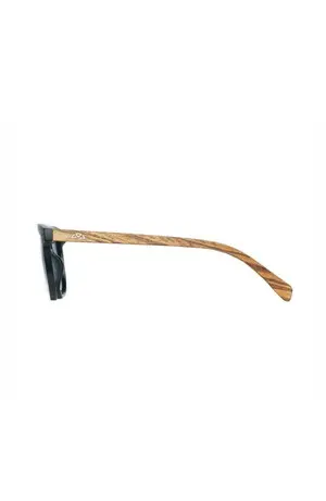 INTI EYEWEAR Wooden Temple Polarized Sunglasses