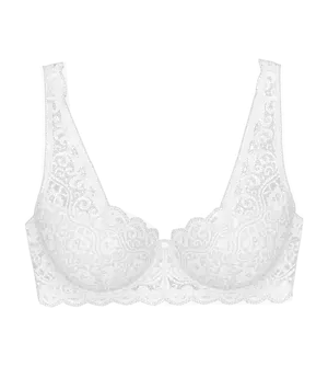 TRIUMPH Amourette Stretch Lace Underwire Bra - White