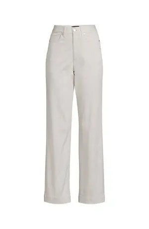LANDS' END High Rise Wide Leg Chino Pants