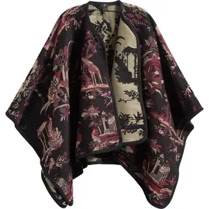 Etro Reversible Jacquard Cape