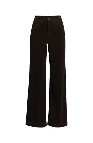 LANDS' END High Rise Wide Leg Corduroy Pants