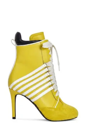 AZALEA WANG Eleven Peep Toe Stiletto Bootie