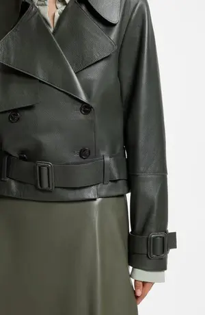BOSS Satela Leather Jacket