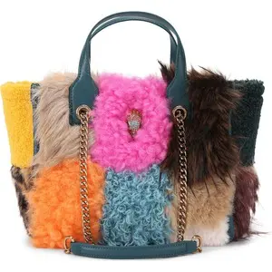 Kurt Geiger Small Hoxton Faux Fur Shopper Tote - Open Miscellaneous