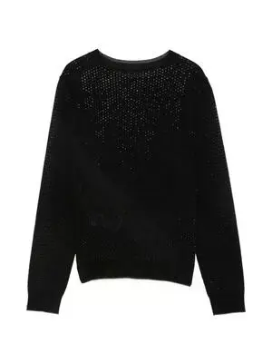 P.a.r.o.s.h Rhinestone-embellished Knitted Top