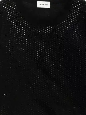 P.a.r.o.s.h Rhinestone-embellished Knitted Top