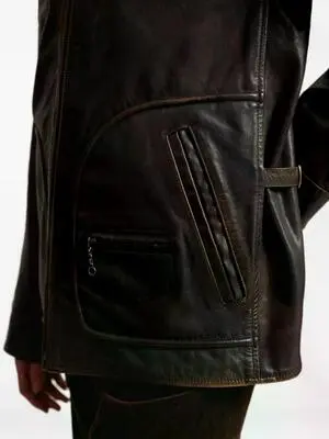 Polo Ralph Lauren Distressed Leather Moto Jacket