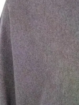 D.exterior Boat Neck Sweater With Chain-link Trim