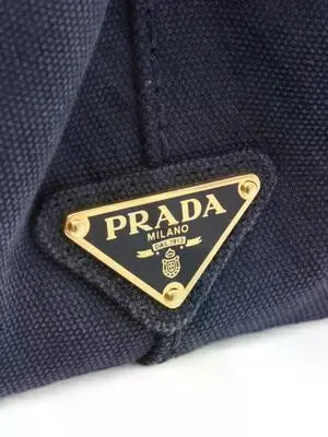 Prada Canapa Two-way Tote Bag - Blue