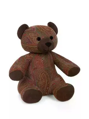 Etro Arnica Paisley-print Teddy Bear - Brown