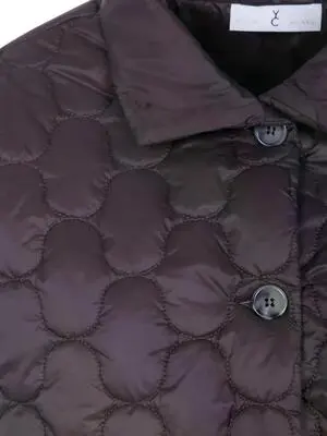 WHYCI Quilted Button-up Jacket With Drawstring Waist