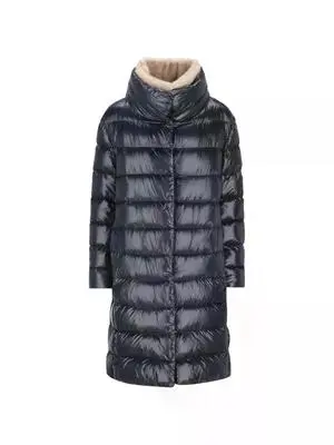 Herno Long-sleeve Quilted Coat With Funnel Neck