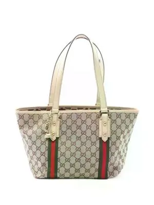 Gucci Monogram Canvas Tote Bag