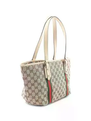 Gucci Monogram Canvas Tote Bag