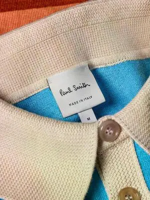 Paul Smith Cotton-linen Bold Stripe Rugby Top