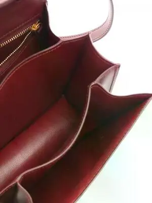 Celine 2000s Small Classic Box Crossbody Bag - Red