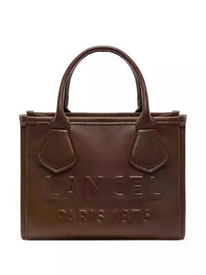 LANCEL Mini Jour Grained Leather Tote Bag - Brown