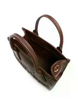 LANCEL Mini Jour Grained Leather Tote Bag
