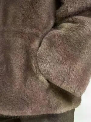 BULLY Hooded Shearling Coat