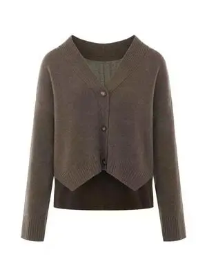 Loulou De Saison Kaia Ribbed-trim Cardigan
