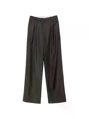 Loulou De Saison Pleated Trousers - Brown