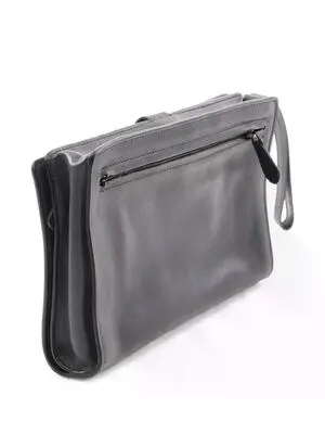 Bottega Veneta 2000s Intrecciato Wrist Strap Clutch Bag