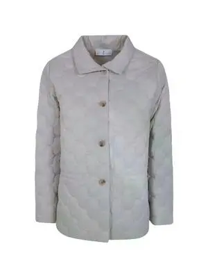 WHYCI Quilted Button-up Puffer Jacket