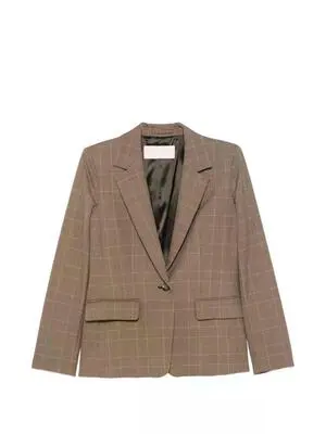 I BLUES Prince Of Wales Check Blazer - Brown