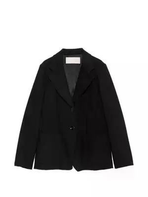 I BLUES Single-breasted Blazer With Patch Pockets - Black