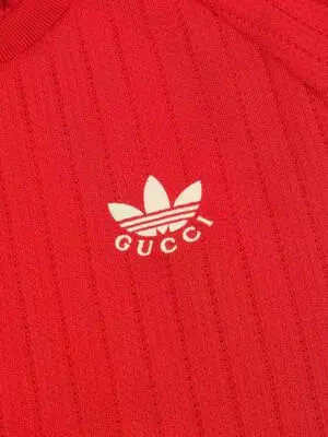 Gucci X Adidas 2010s Logo-detail T-shirt