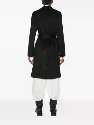 Liu Jo Double-breasted Belted Coat With Notched Lapels