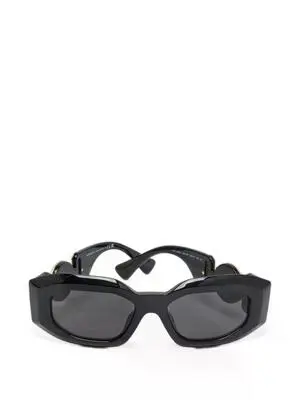 Versace Medusa Hardware Square-frame Sunglasses - Black